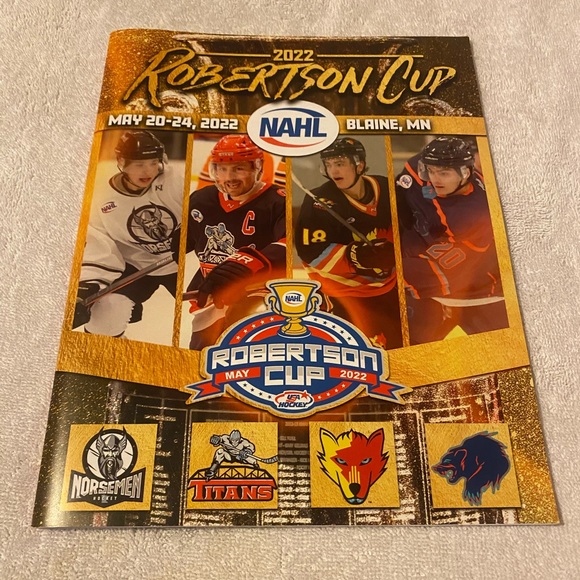 NHL | Other | Nahl Hockey 222 Robertson Cup Championship Program | Poshmark